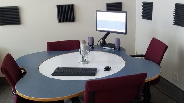 Podcast Studio Now Open in the Library – St. Thomas Libraries Blog