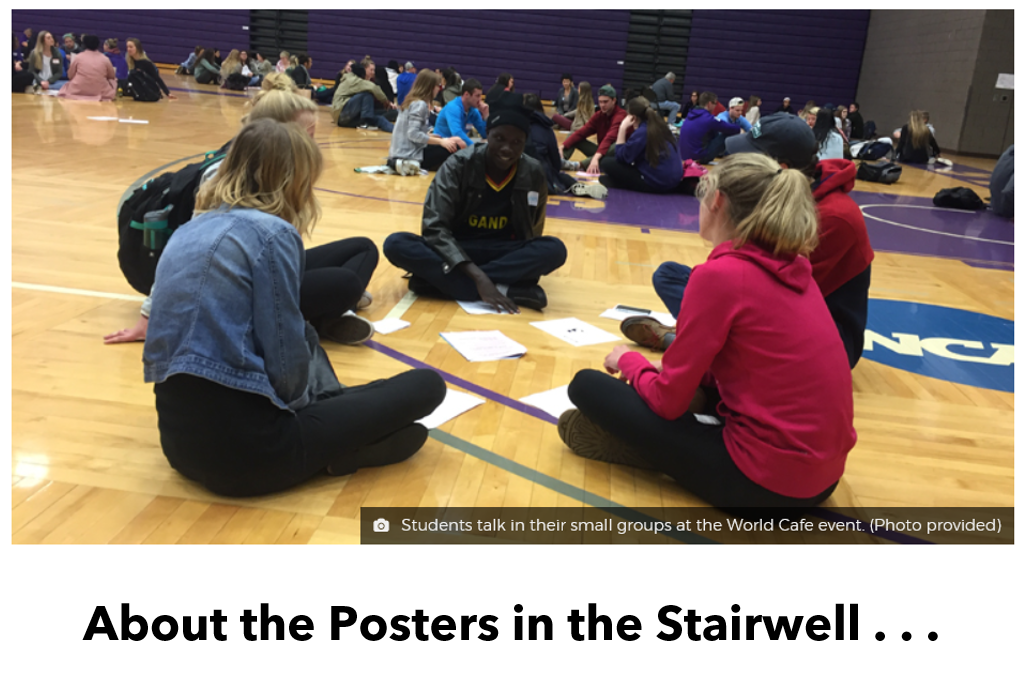 2019 Annual World Café posters in the library – UST Libraries Blog